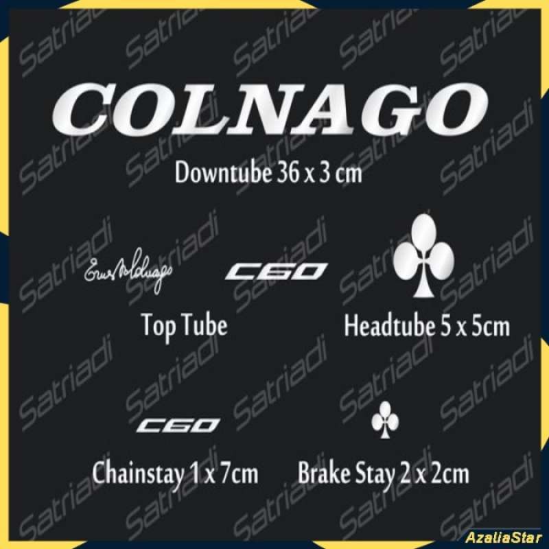 Jual Stiker Frame Sepeda Colnago C60 di Seller Relentless Sports ...