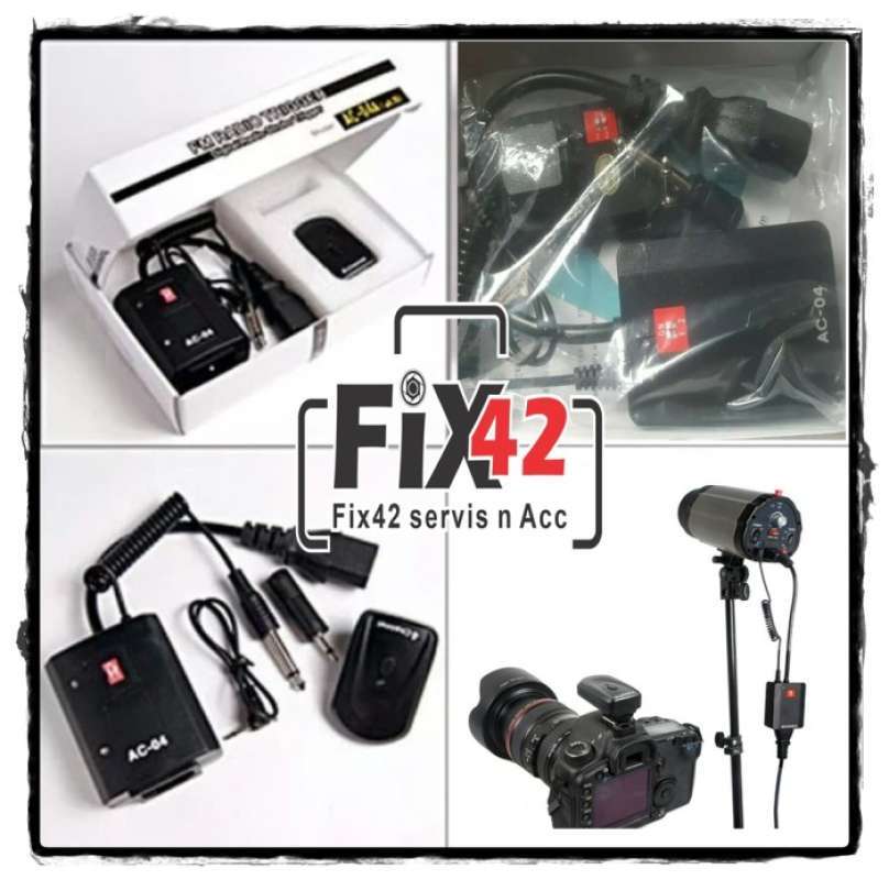 Promo Wireless Flash Trigger AC-04 A Trigger AC04 AC 04 Kamera Photo Studio. Diskon 46% di ...