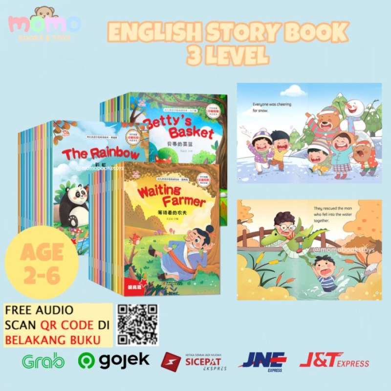 Jual ISI 3 BUKU CERITA ANAK BAHASA INGGRIS ENGLISH STORY BOOK BACAAN ...