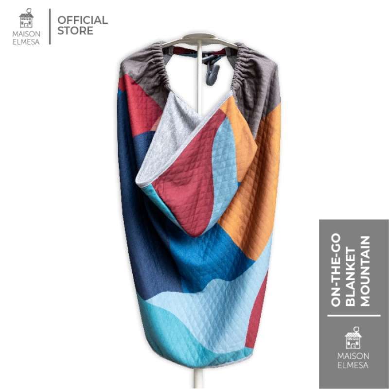 Promo MAISON ELMESA ON THE GO BLANKET PATTERN SERIES - Geo Navy Diskon ...