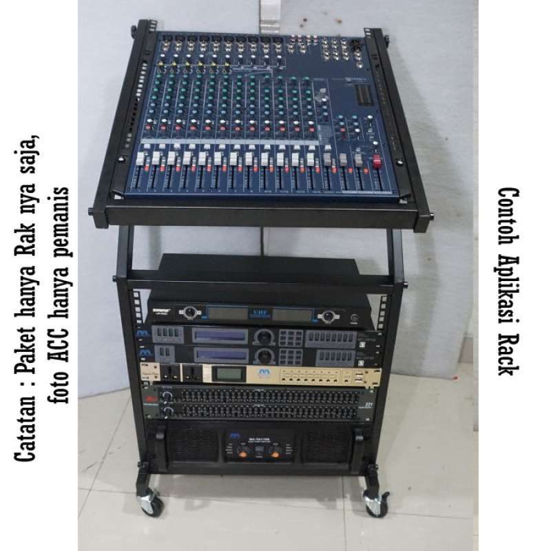 Jual RAK POWER MIXER AUDIO 10 U / RAK TEMPAT POWER ACC SOUND SYSTEM ...