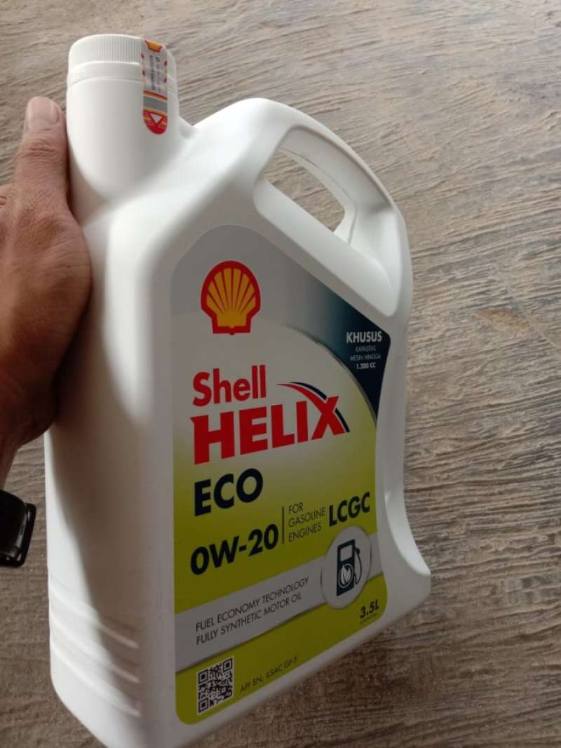 Jual Oli Shell Helix ECO 0W-20 LCGC Original 3.5 Liter di Seller Shanum ...