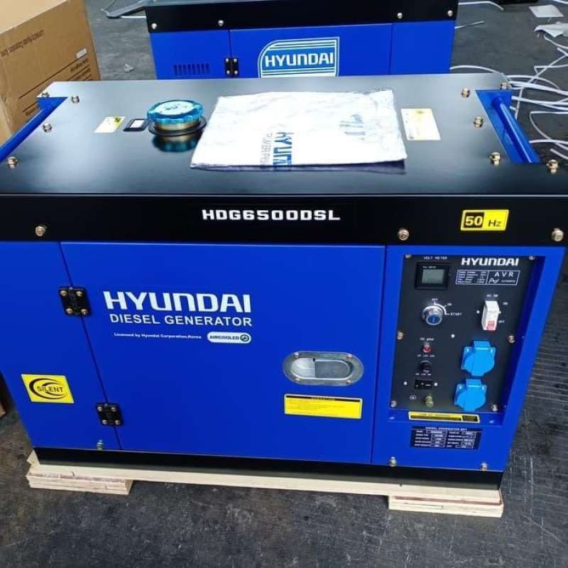 Jual Generator Silent Diesel Hyundai Hdg 6500dsl Di Seller Intrasco ...