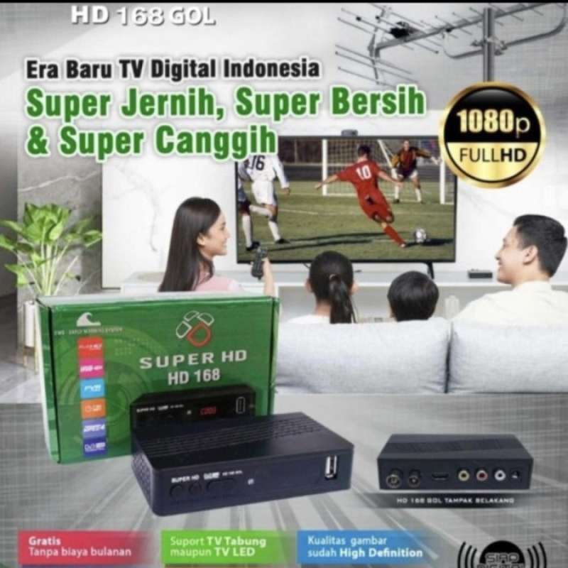 Jual STB Set Top Box Tv Digital FREEBOX DVB T2 H1 set box FREE BOX di ...