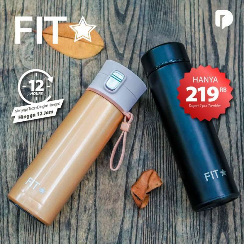 Promo Tumbler - Botol minuman - Fit star tumbler premium Diskon 23% di ...