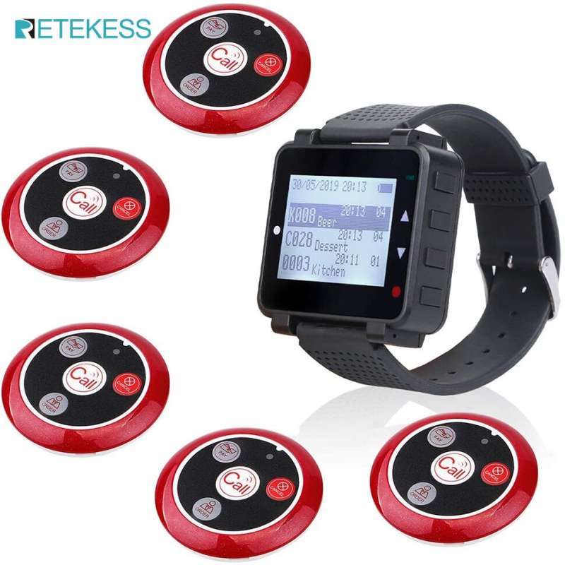 Jual Retekess T128 Sistem Pager Restoran Pelayan Pelanggan Sistem ...