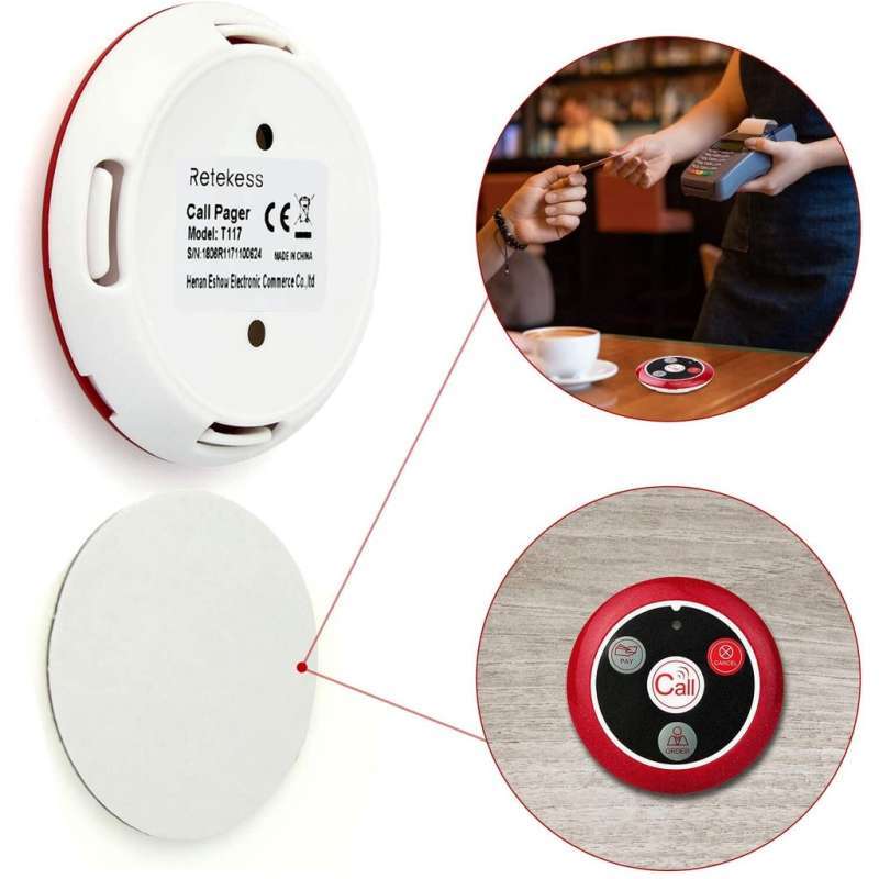 Jual Retekess T128 Sistem Pager Restoran Pelayan Pelanggan Sistem ...