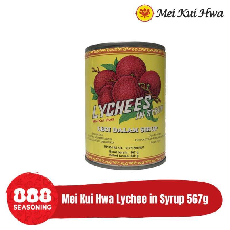 Jual MEI KUI HWA LYCHEE (Leci Syrup) 567g di Seller 888seasoning ...