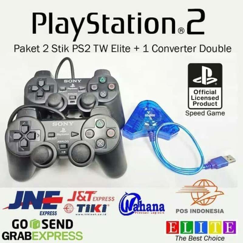 Promo Stik/stick PS2 PS2+Converter Diskon 52% di Seller gamers today ...