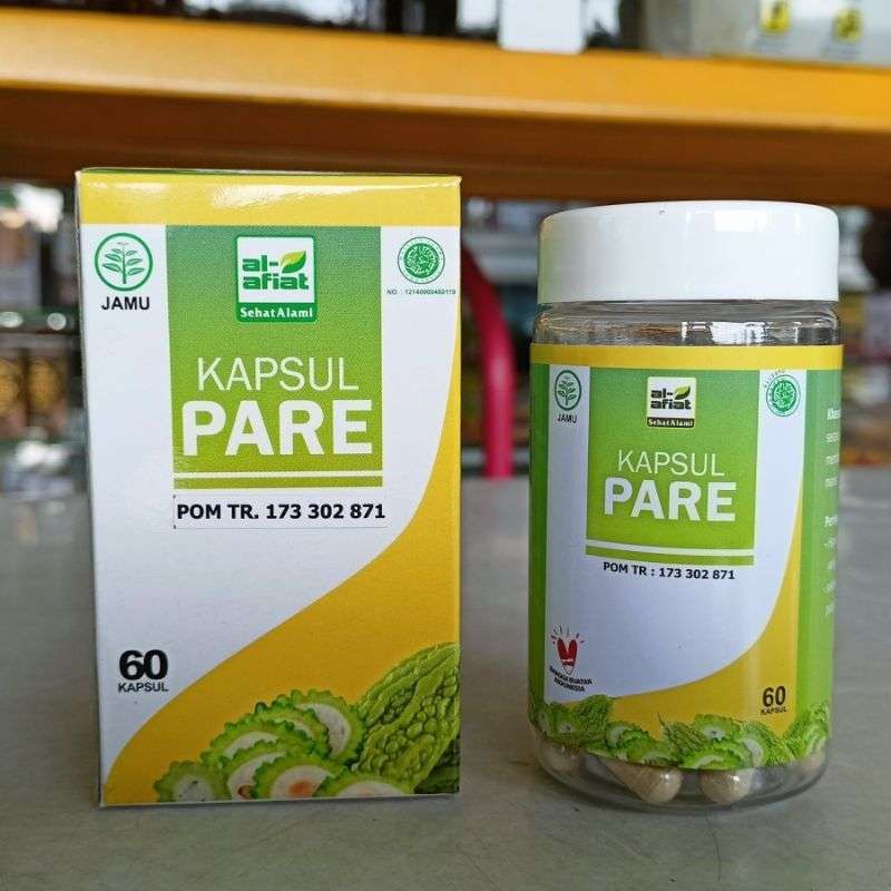 Jual Kapsul Pare Herbal Kencing Manis Dan Diabetes 60 Kapsul Di Seller ...