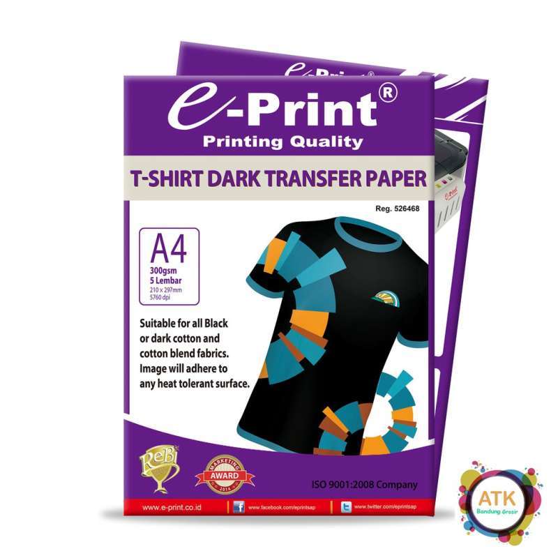 Jual Kertas Sablon E Print Original Harga Termurah April 2024 | Blibli