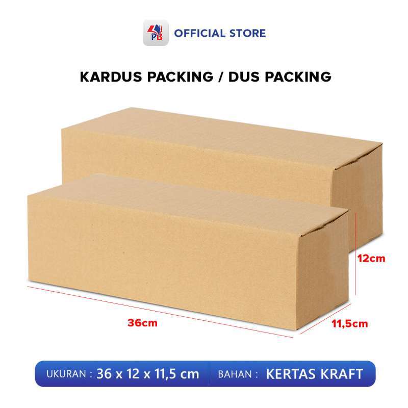 Jual Kardus Packing Panjang Polos Dus Packing Olshop Warna Coklat ...