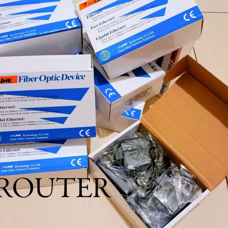 Jual Unik Netlink HTB-3100 AB Fiber Optic Media Converter RJ45 HTB 3100 ...