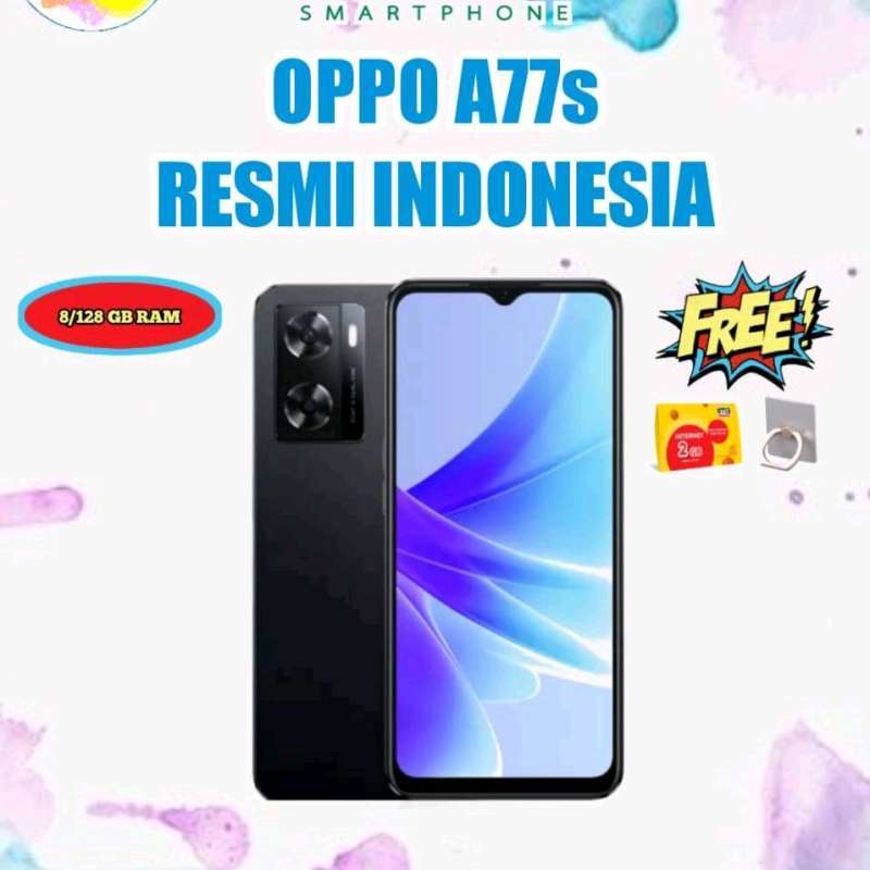 Promo OPPO A77s 8/128GB (RAM 8GB & INTERNAL 128GB) GARANSI RESMI OPPO ...