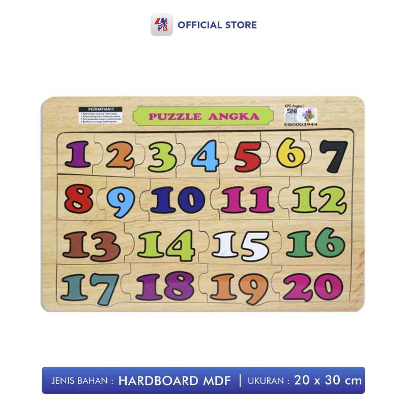 Jual Puzzle Edukasi Anak / Puzzle Kayu / Puzzle Anak Untuk Angka Dan ...
