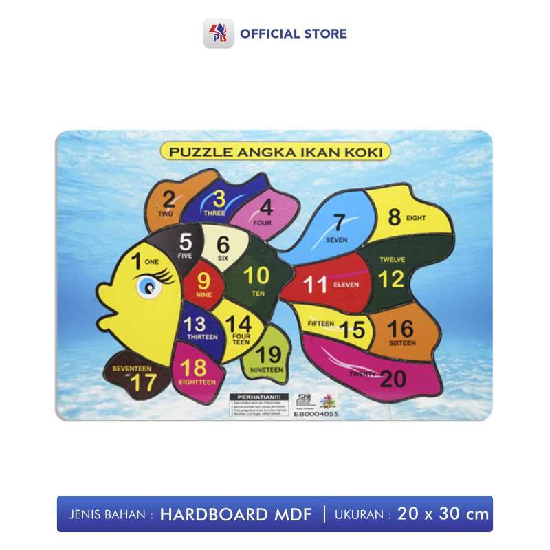 Jual Puzzle Edukasi Anak / Puzzle Kayu / Puzzle Anak Untuk Angka Dan ...