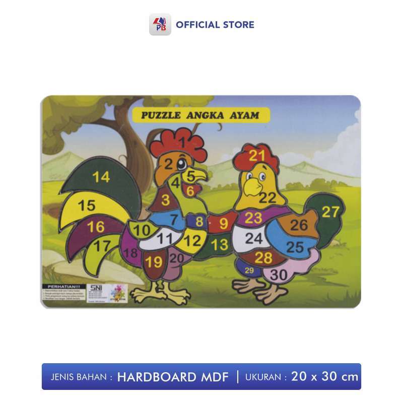 Promo Puzzle Edukasi Anak / Puzzle Kayu / Puzzle Anak Untuk Angka Dan ...