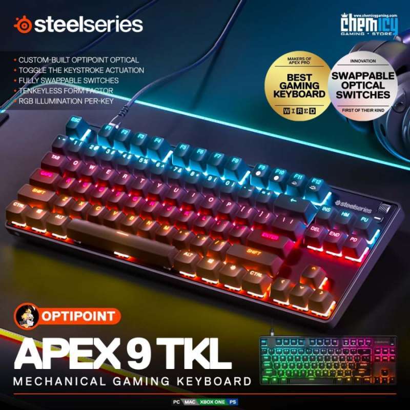 Jual Steelseries Apex 9 Tkl Rgb Mechanical Gaming Keyboard Di Seller Chemicy Gaming - Mangga Dua ...