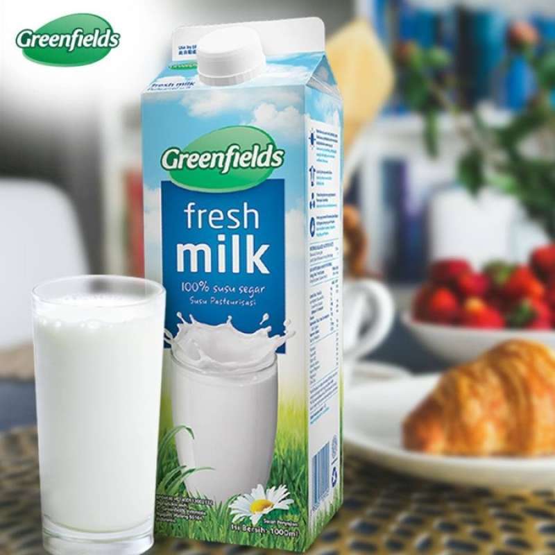 Jual Greenfields Fresh Milk Plain [1 liter] di Seller Dunia Keju - Suko ...