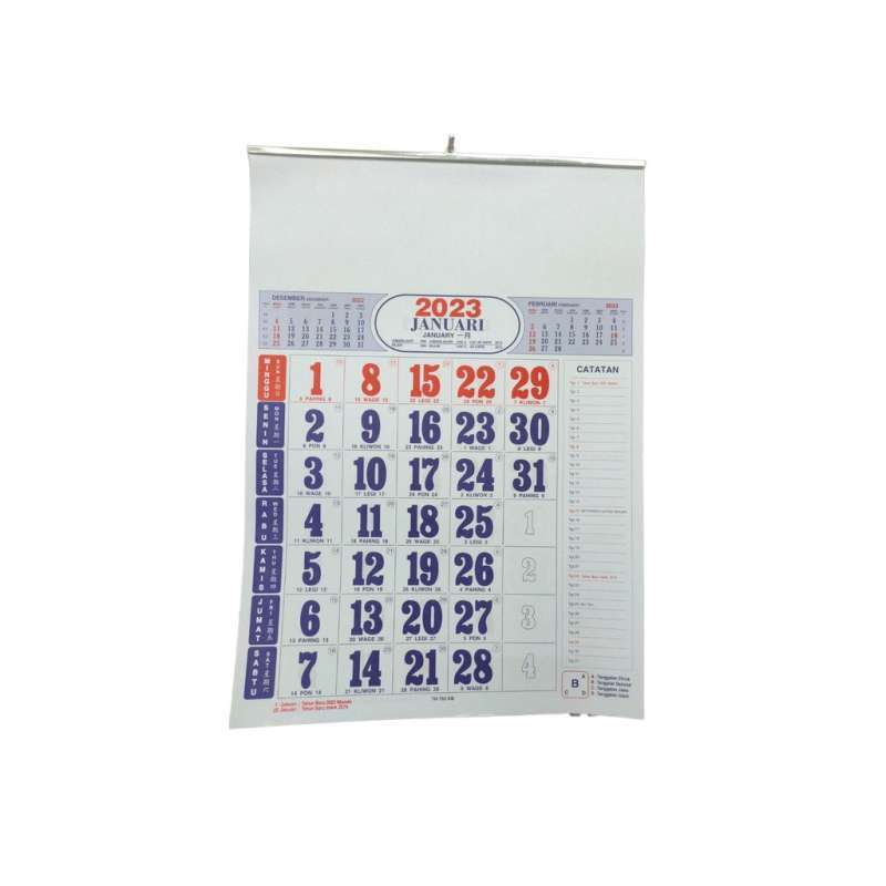 Jual Kalender 2023 3 Lembar Original Harga Termurah Mei 2024 | Blibli