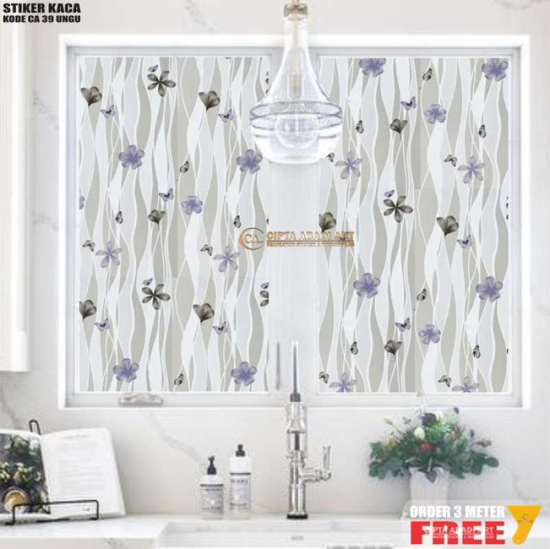 Promo Sticker / Stiker Kaca Cocok Untuk Jendela ( Window Film ) - Motif ...