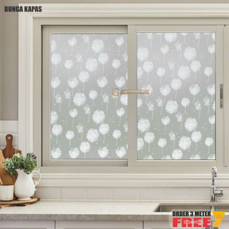 Promo Sticker / Stiker Kaca Cocok Untuk Jendela ( Window Film ) - Motif ...
