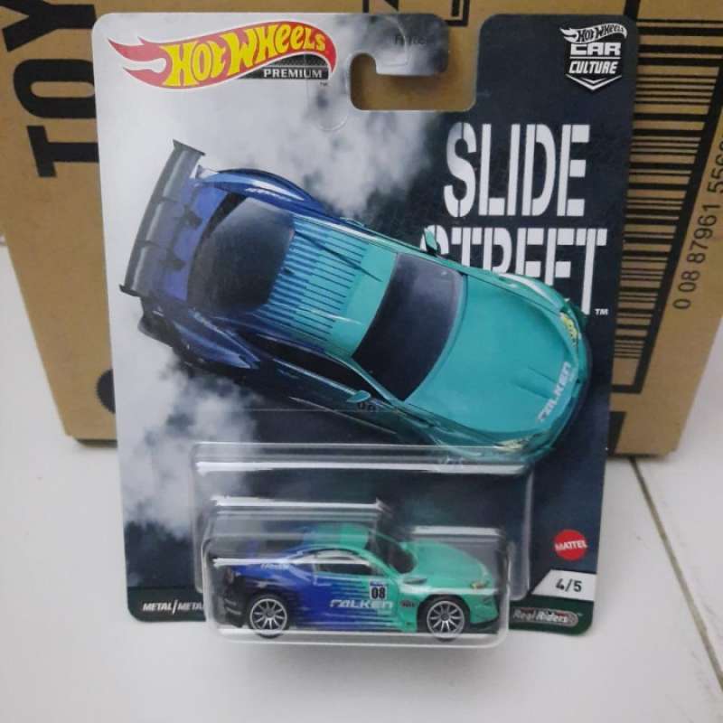Jual HOT WHEELS SLIDE STREET PANDEM SUBARU BRZ HIJAU BIRU FALKEN di ...