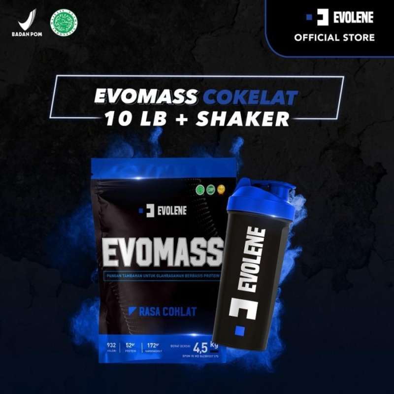 Jual Evolene Evomass 10 Lbs 4.5 Kg Evo Mass Gainer 10lbs 4,5kg Bpom Di ...