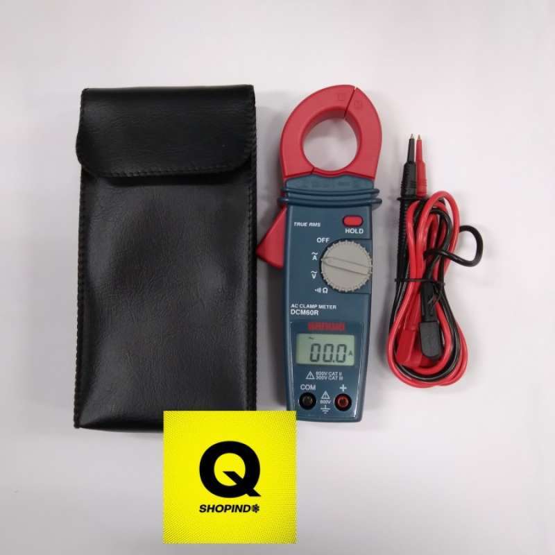 Promo Sanwa Dcm60R/Dcm 60R Tang Amper Clamp Amper Digital 600A,Ac True ...