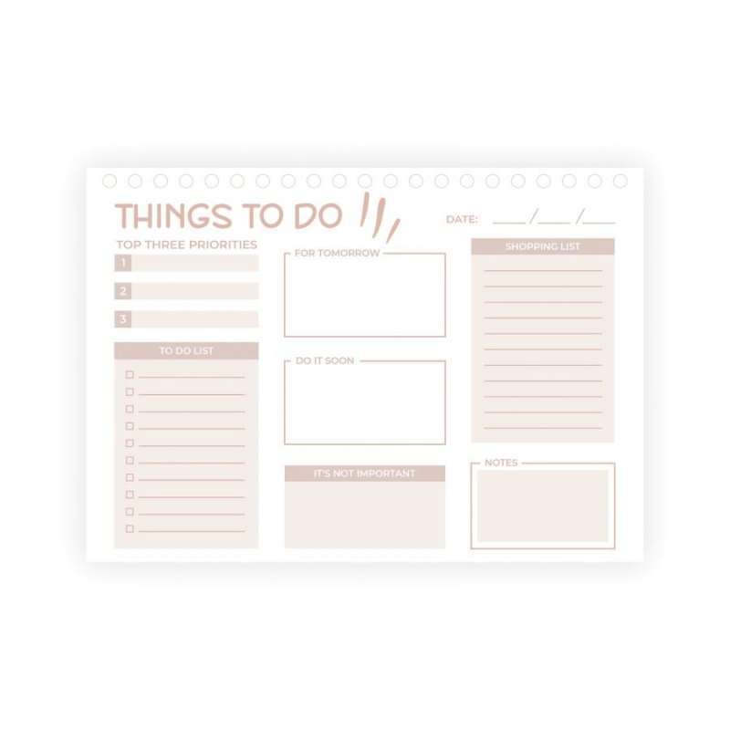 Jual 20 Lembar ISI BINDER Thing To Do B001 di Seller AMSTOREINDO ...