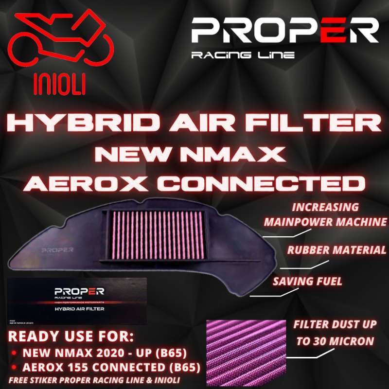 Jual AIR FILTER SARINGAN UDARA PROPER RACING LINE NEW NMAX AEROX ...