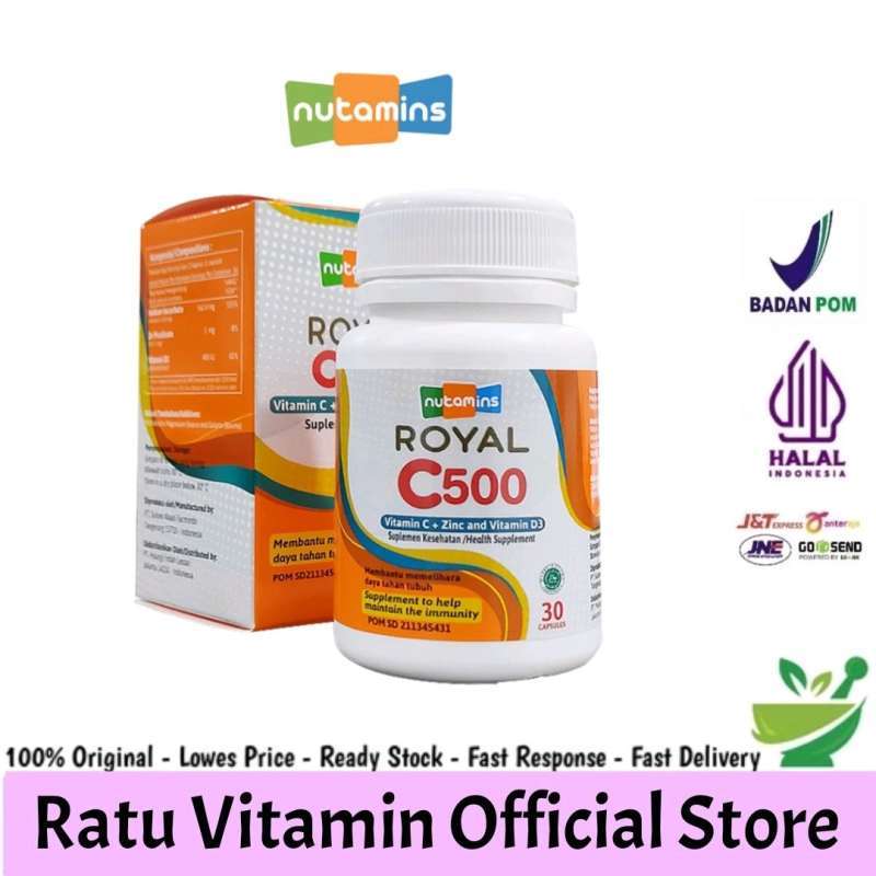 Jual NUTAMINS ROYAL VITAMIN C500 - MEMPERKUAT SISTEM IMUN NUTAMIN ...