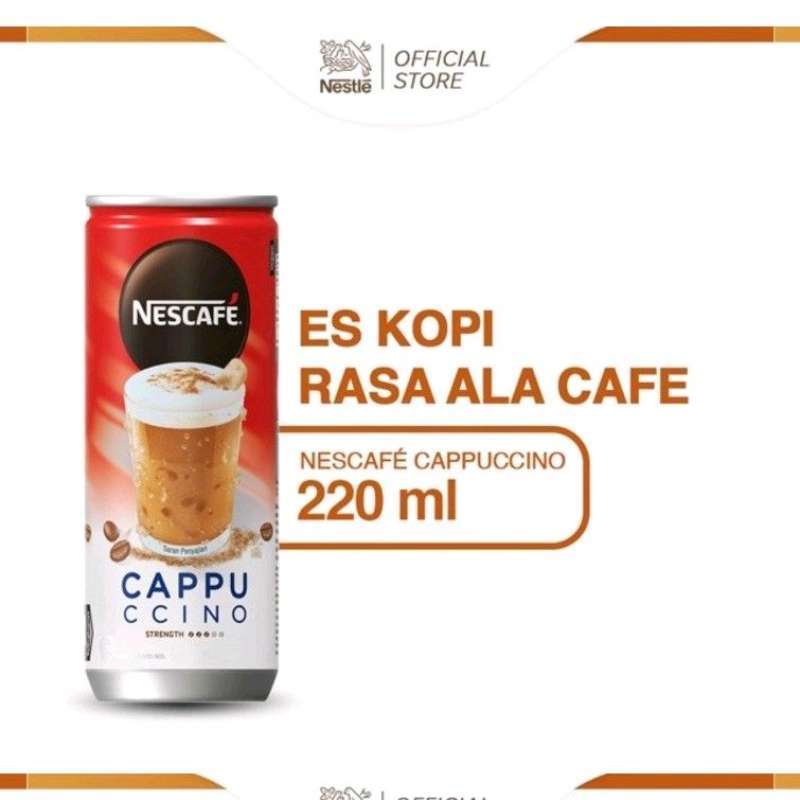 Jual Nescafe Coffee Kopi Kaleng Rasa Cappuccino 220 Ml di Seller Tokoku ...