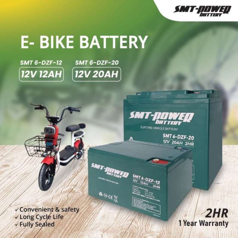 Jual 6-DZF-20 BATTERY 12V 20AH BATERAI SEPEDA LISTRIK E-BIKE AKI KERING di Seller Yesen Store ...