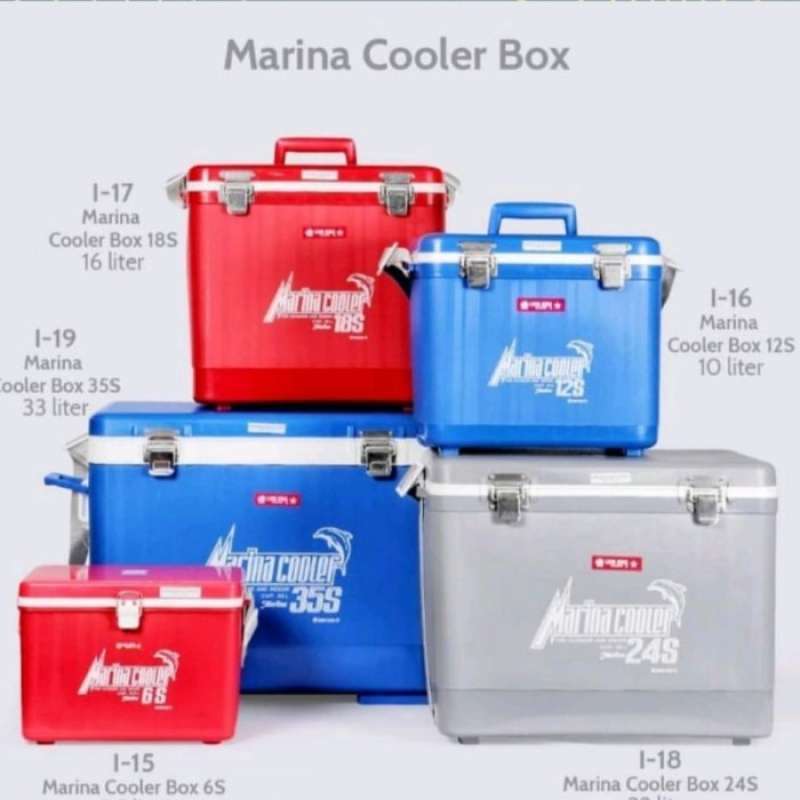 Promo LION STAR - MARINA COOLER BOX 6S-12S-18S-24S-35S ( 5.5-10-16-22 ...