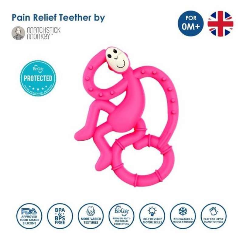 Jual Mini Monkey Teether (8 Pilihan Warna) Di Seller Little Elliot ...