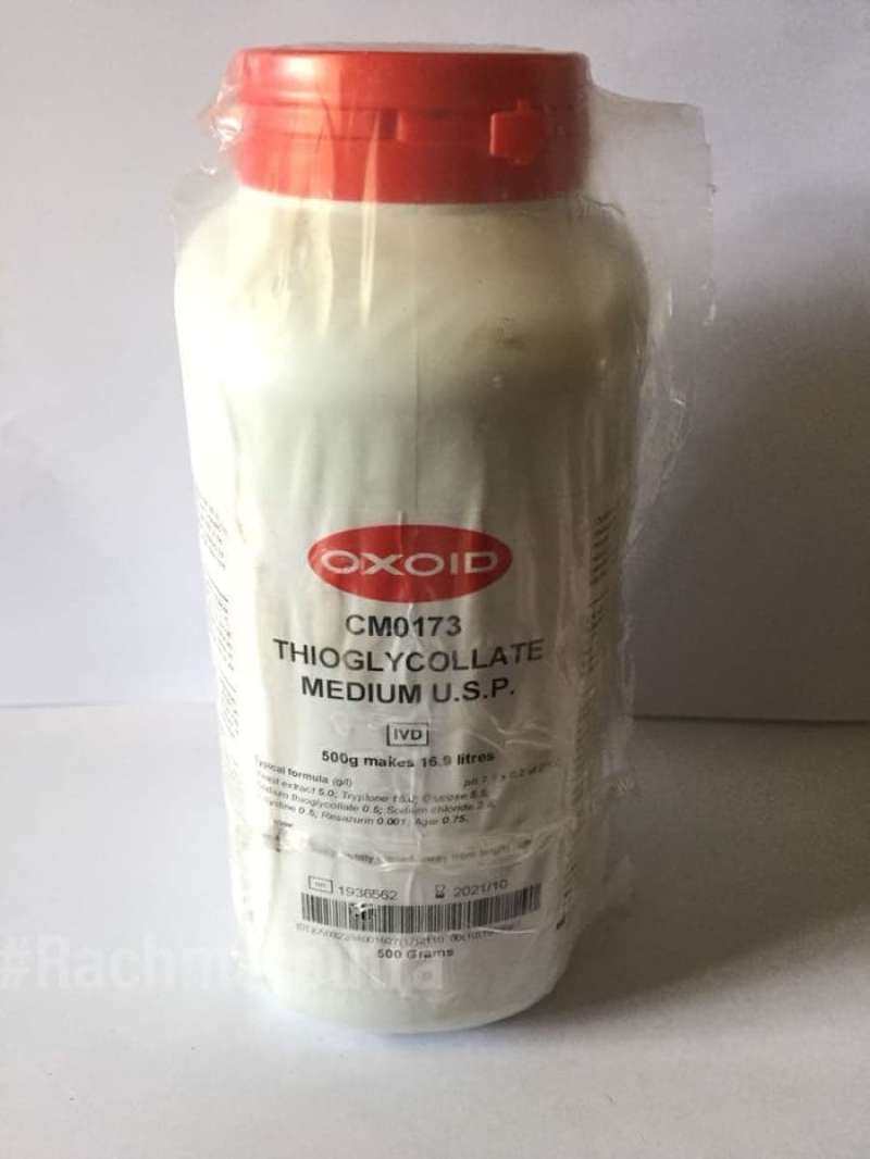 Promo Thioglycollate Fluid Medium (usp) 500 Gram - Oxoid Cm0173b Diskon ...