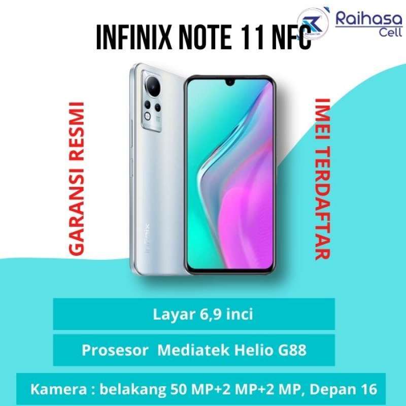 Jual Infinix Note 11 NFC 6/128 NEW GARANSI RESMI di Seller Raihasa Cell ...