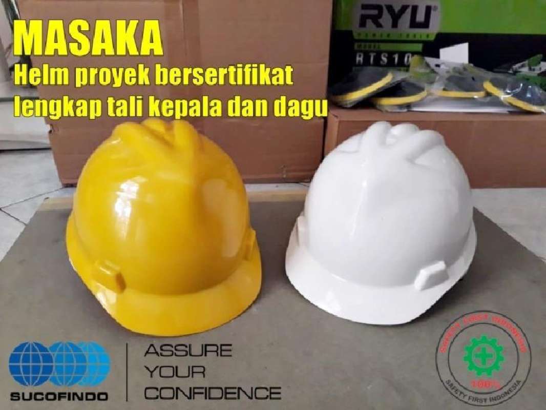 Jual Msk Safety Helmet Sni Ansi Helm Proyek Bersertifikat Masaka ...