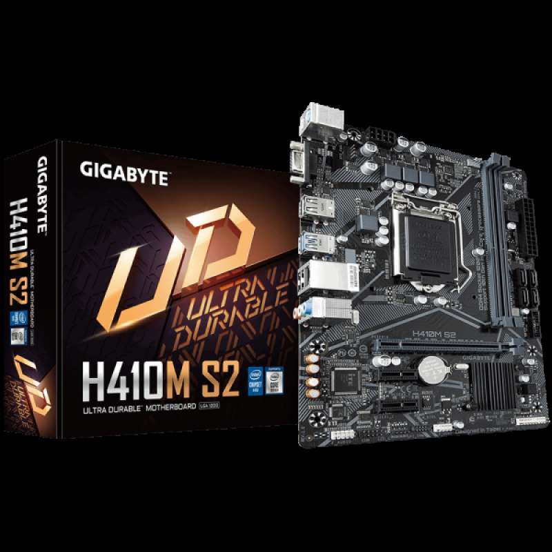 Jual Gigabyte Motherboard Micro ATX Socket LGA1200 2 x DDR4 [H410M-S2 ...