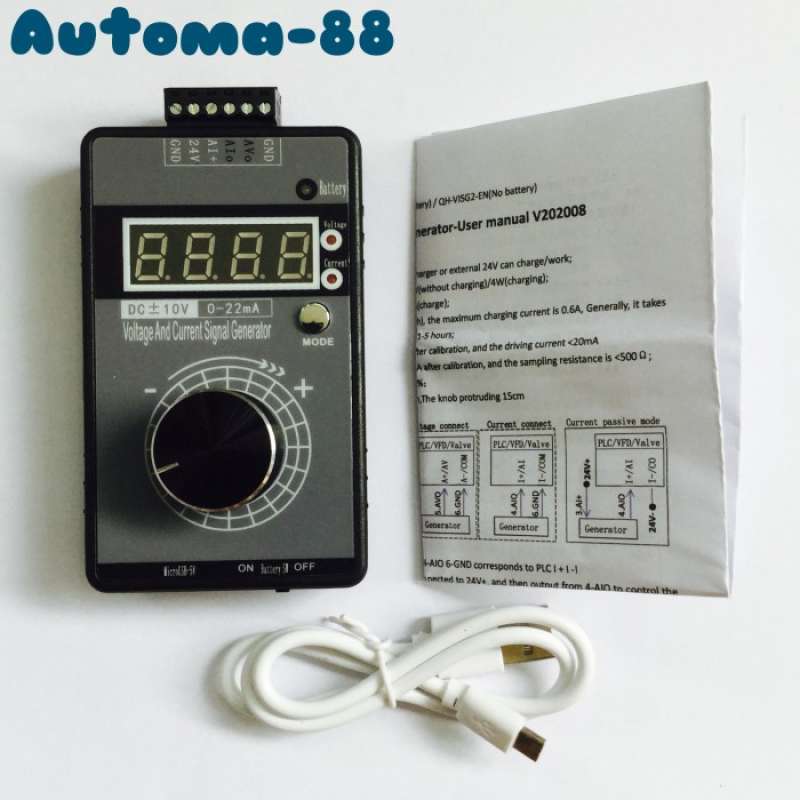 Promo Current Voltage Signal Injector 4-20mA 0-10V Signal Calibrator Diskon 50% di Seller IBZHZ ...