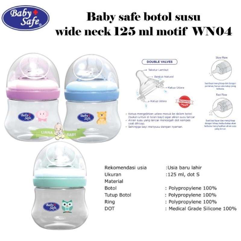 Botol Susu Logo EPLAS BABY Bottle Slim Neck Milk Bottle Botol Susu