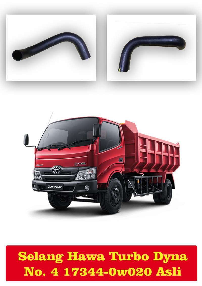 Jual Selang Hawa Intercooler No 4 Turbo Toyota Dynasaurus Dan Dutro ...