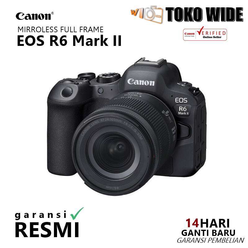 Jual [TOKO WIDE] CANON EOS R6 MARK II RF 24-105MM F/4-7.1 IS STM ...
