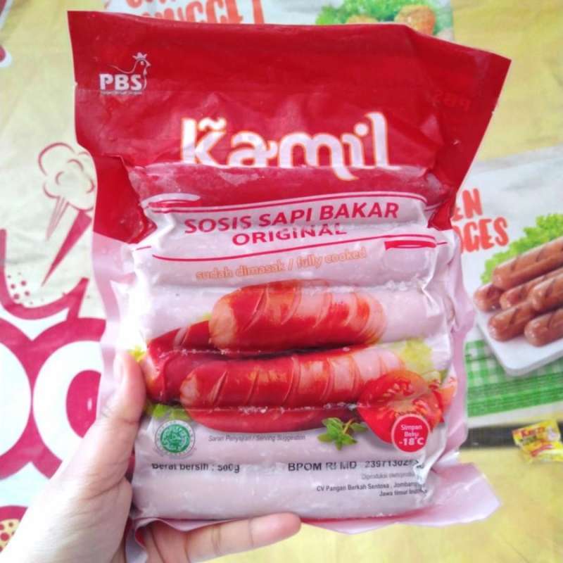 Jual Kamil Sosis Sapi Bakar Jumbo Original Isi 6 Di Seller Soefi Frozen ...