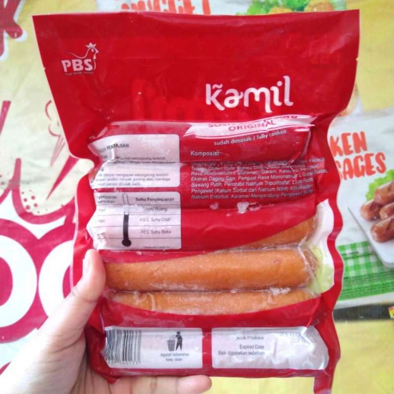 Jual Kamil Sosis Sapi Bakar Jumbo Original Isi 6 Di Seller Soefi Frozen ...