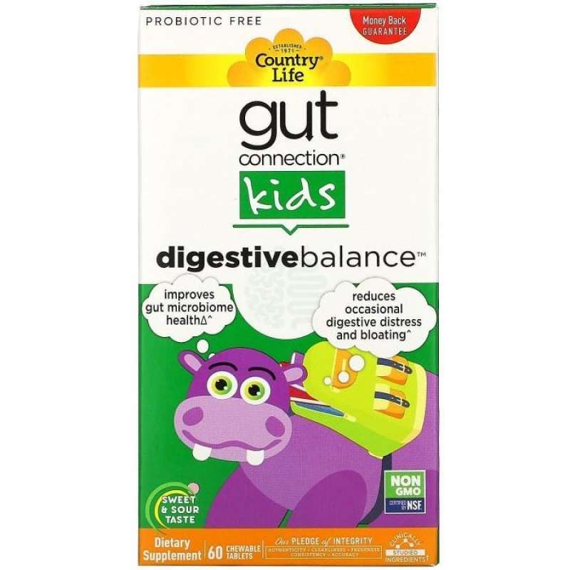 Jual Country Life Gut Connection Kids Digestive Balance 60 Tablets di ...