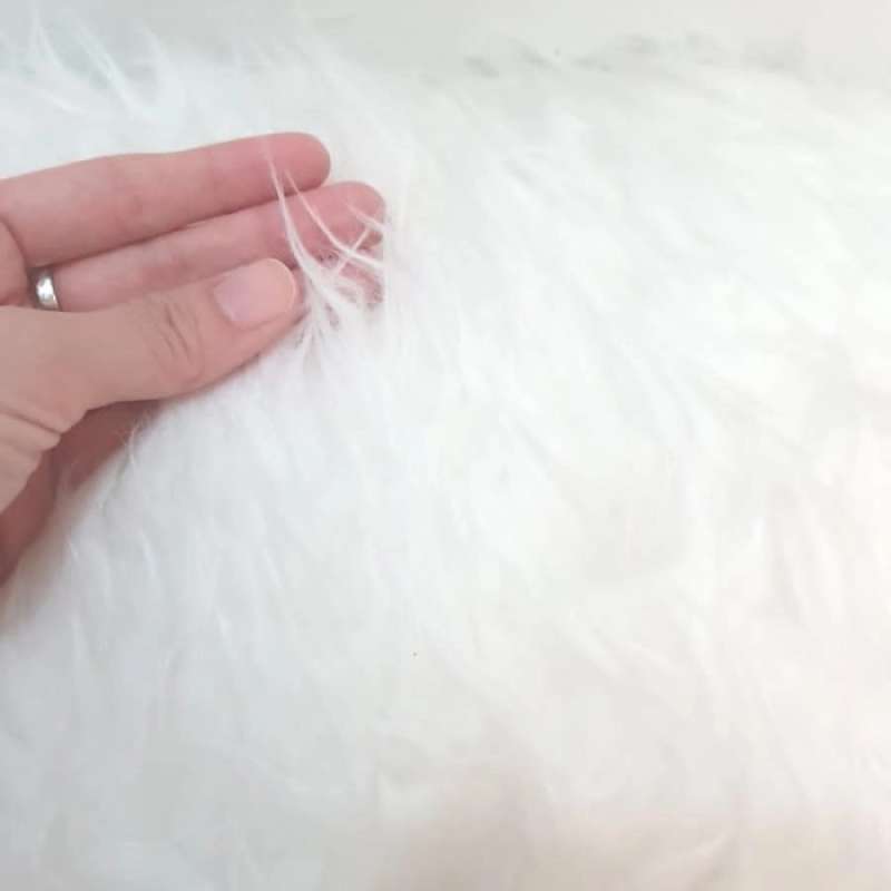 Jual Karpet Bulu Putih - plus Antislip - ukuran 1m x 1.3m Tebal dan ...