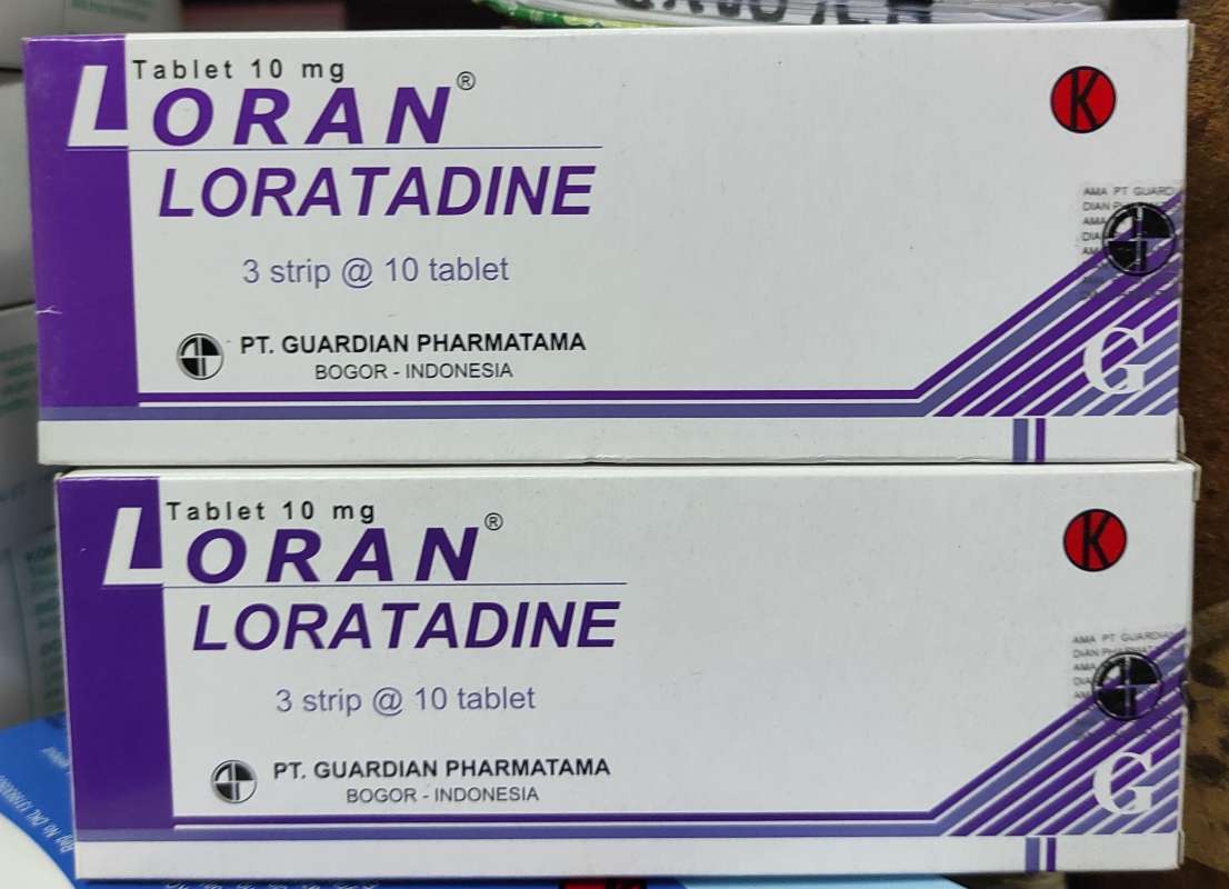Jual Loran 10mg Loratadine Resep Dokter (bok/30 Tablet) Di Seller ...