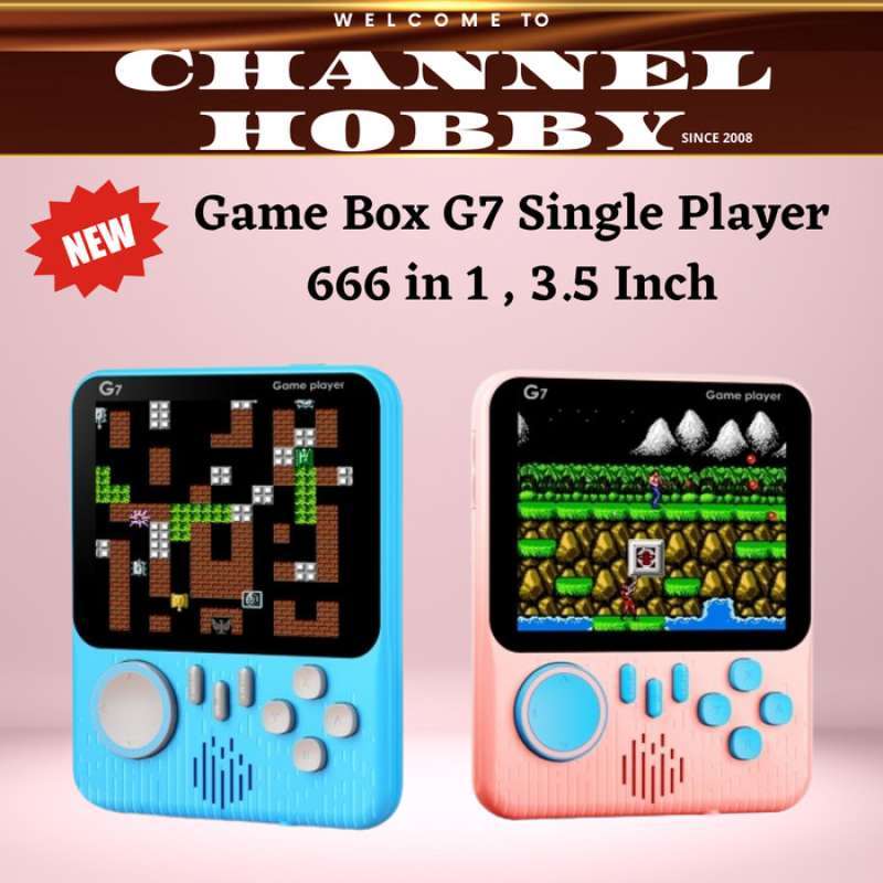 Promo Game Box G7 3,5 Inch Single Player 500 Games In 1 / Game Boy Anak ...